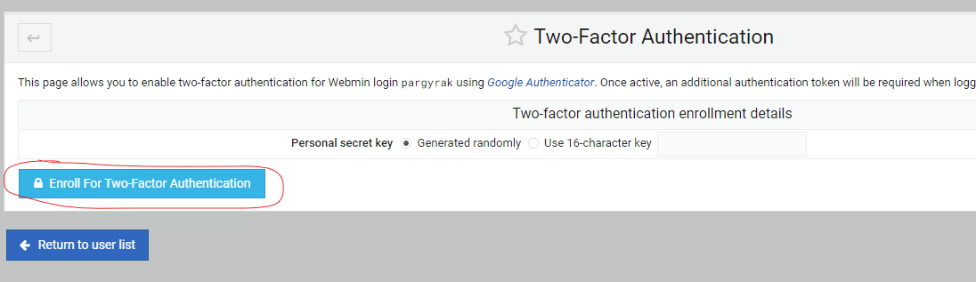 Webmin MFA with Google Authenticator – Ramblings of an All In One Admin