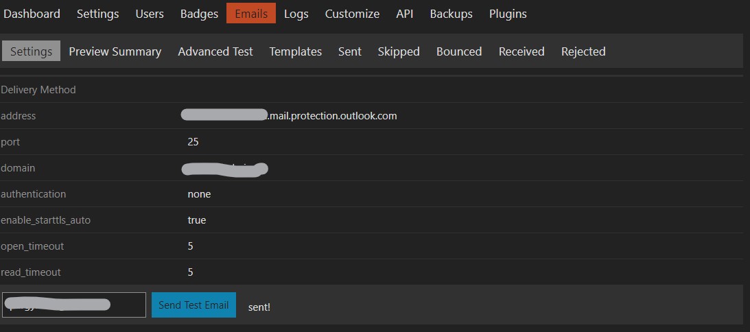Discourse email setup with Exchange Online – Ramblings of an All In One Admin